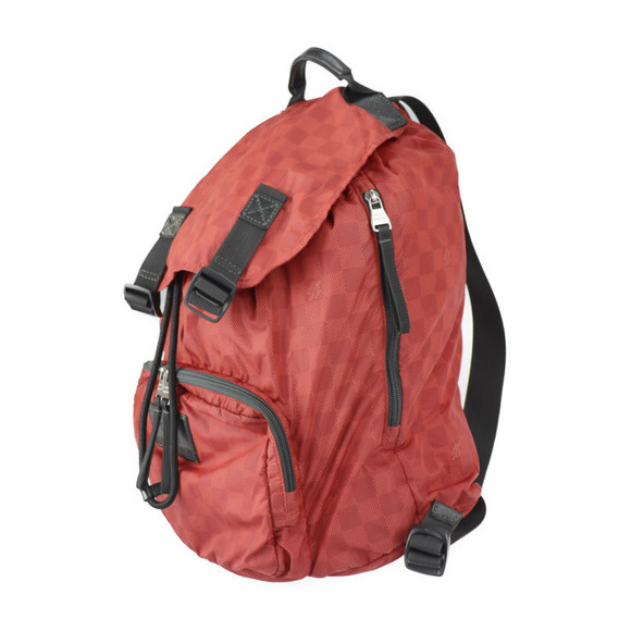 Louis Vuitton | Bags | Louis Vuitton Red Rucksack Black Pack Series ...